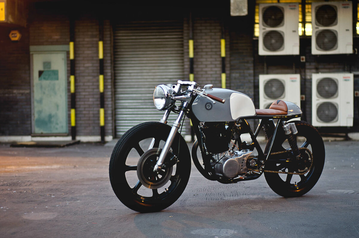 Ultra-cleaner und wunderschöner Yamaha SR 500 Café Racer