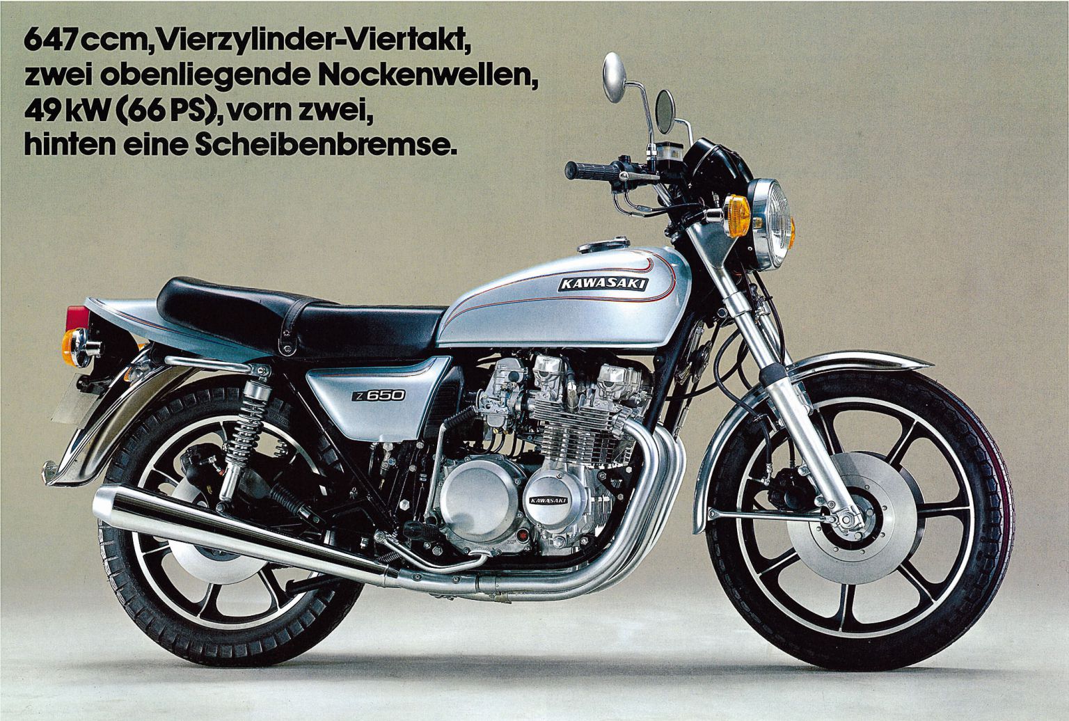 Kawasaki-Prospekt Z650C (1978-1980) - Der letzte Schliff