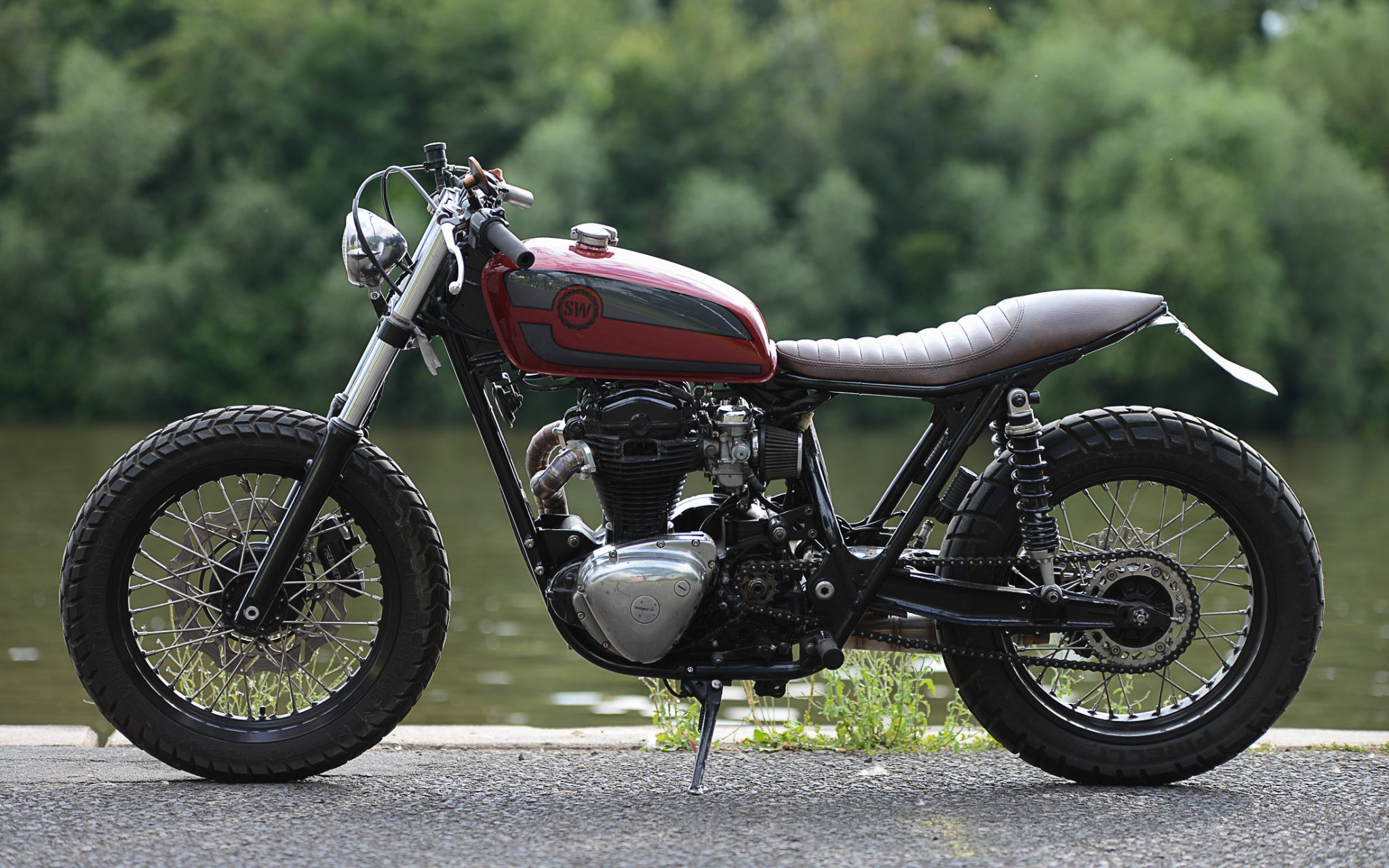 Kawasaki W 650 Umbau von Schlachtwerk - Nippon-Classic.de