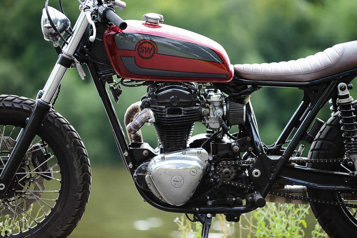 Ultra-direkte Kawasaki W650 Bratstyle von Schlachtwerk – Nippon-Classic.de
