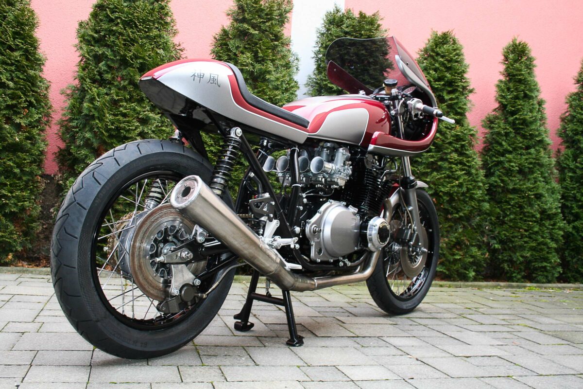 Suzuki GS 750 Cafe Racer einmal anders und mit 90 PS sehr potent