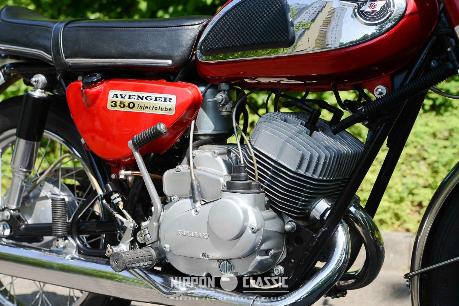 Kawasaki 350 A7 Avenger (1967-1971) - Röhrender Zweitakt-Kraftprotz