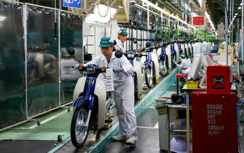 Honda Produktionsrekord von 400 Millionen Zweirädern
