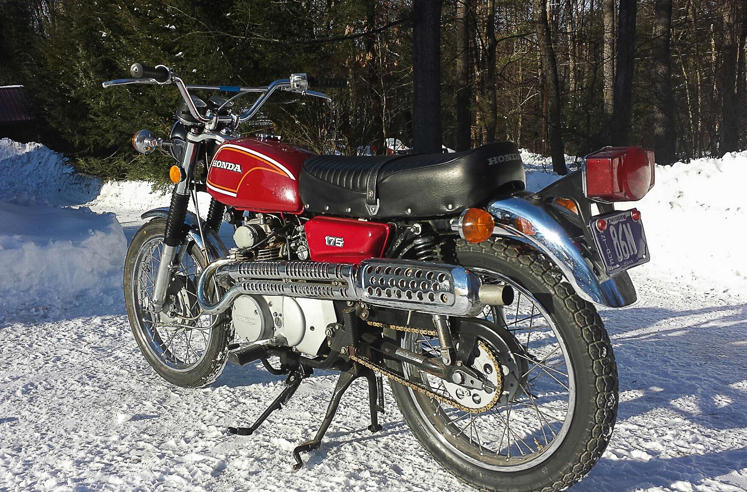 Honda CL 175 K 1968 1973 Scrambler Mit Leistungsschub