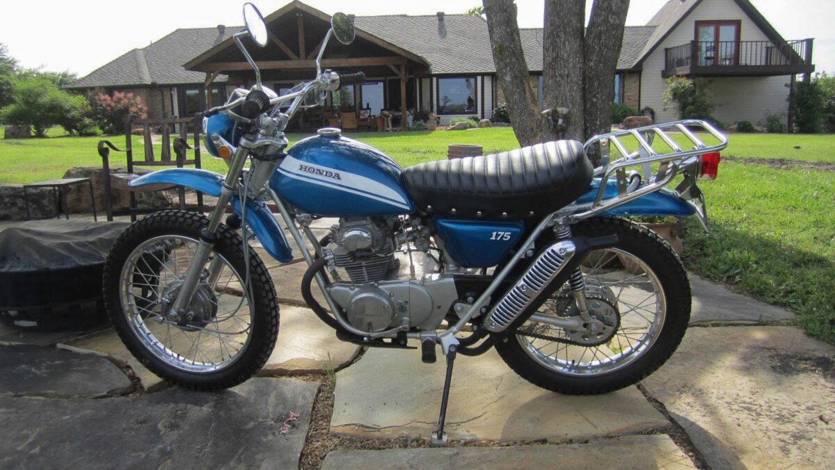 Honda SL 175 – Kurzauftritt im Gelände – Nippon-Classic.de