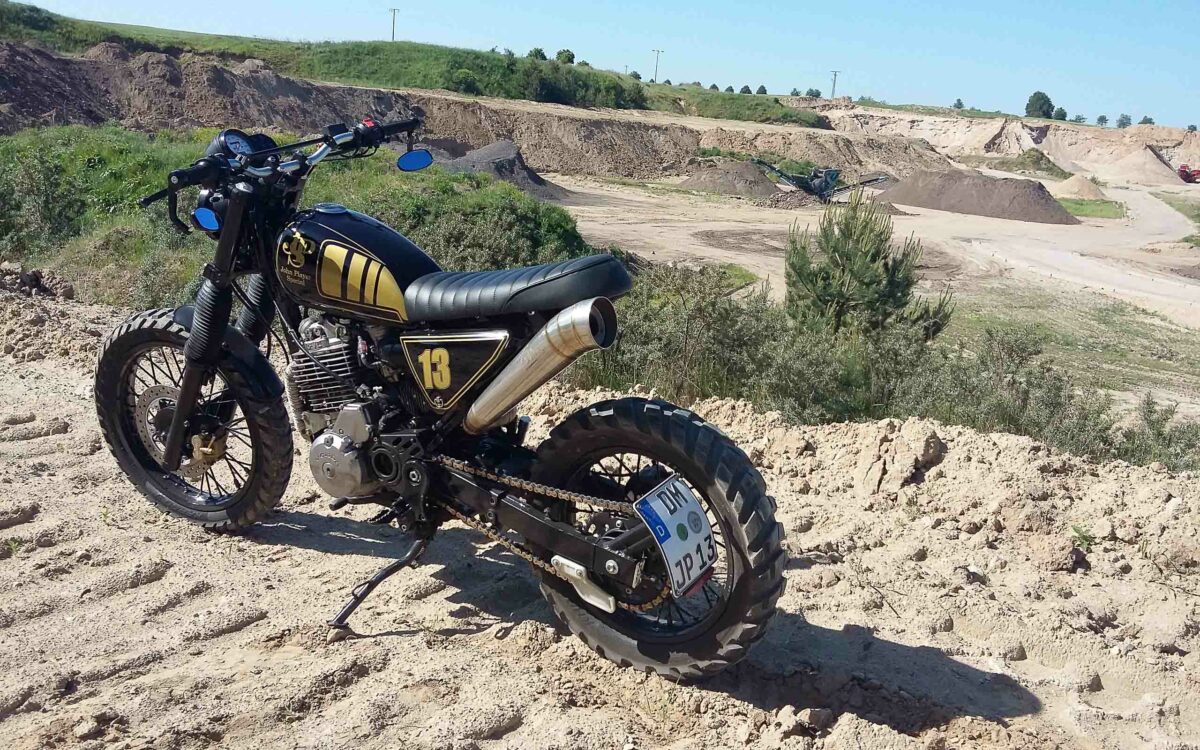 Aus brav wird wild - Honda SLR 650 Dirt Track Umbau